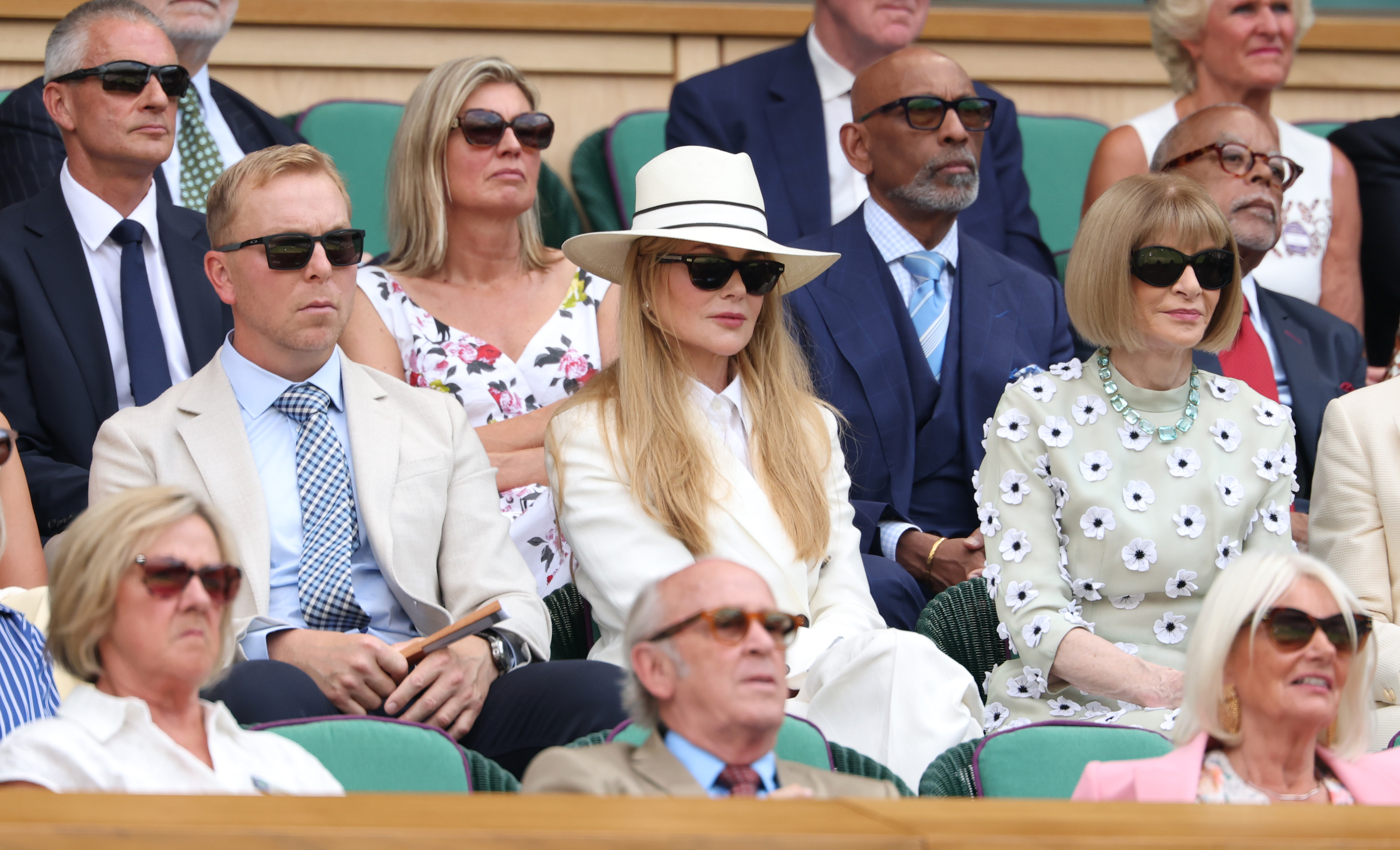 Vogue Editor Anna Wintour watches Rachel Zegler in Evita on the West End