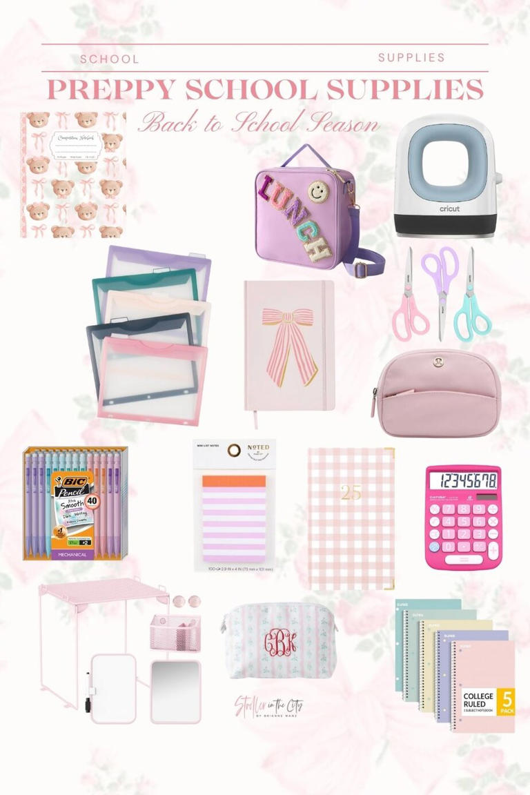 Preppy School Supplies