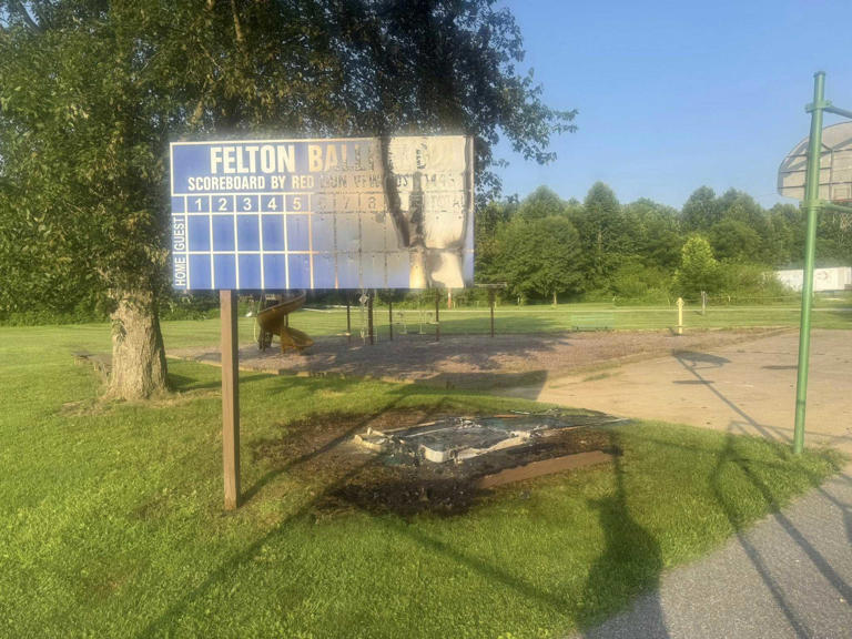Arson investigation underway after fire destroys Porta Potty ...