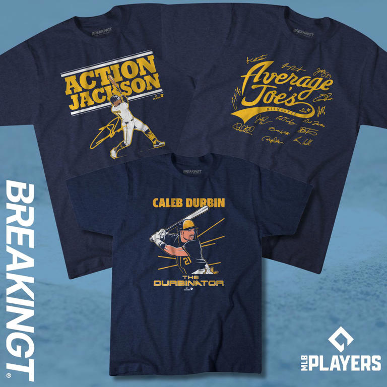Three new Brewers shirts from our partners at Breaking T