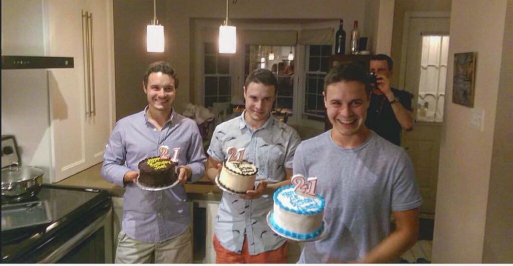 Identical male triplets named ‘A’, ‘B’ and ‘C’ by parents