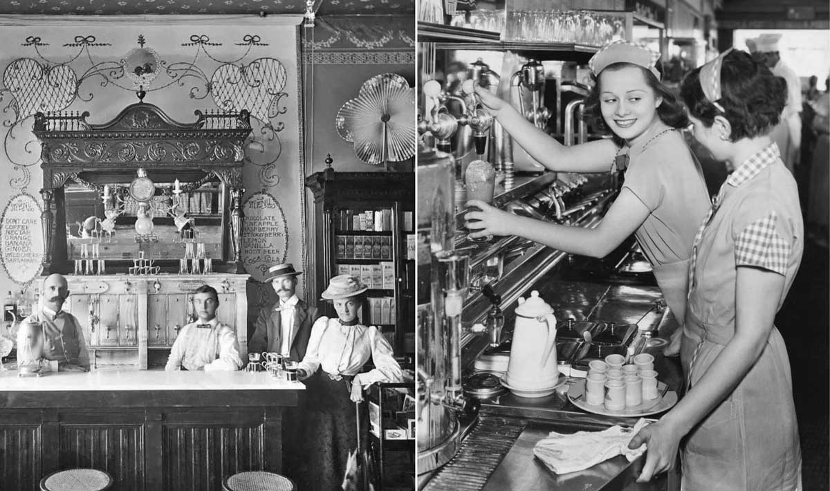 22 Nostalgic Photos of Soda Fountains