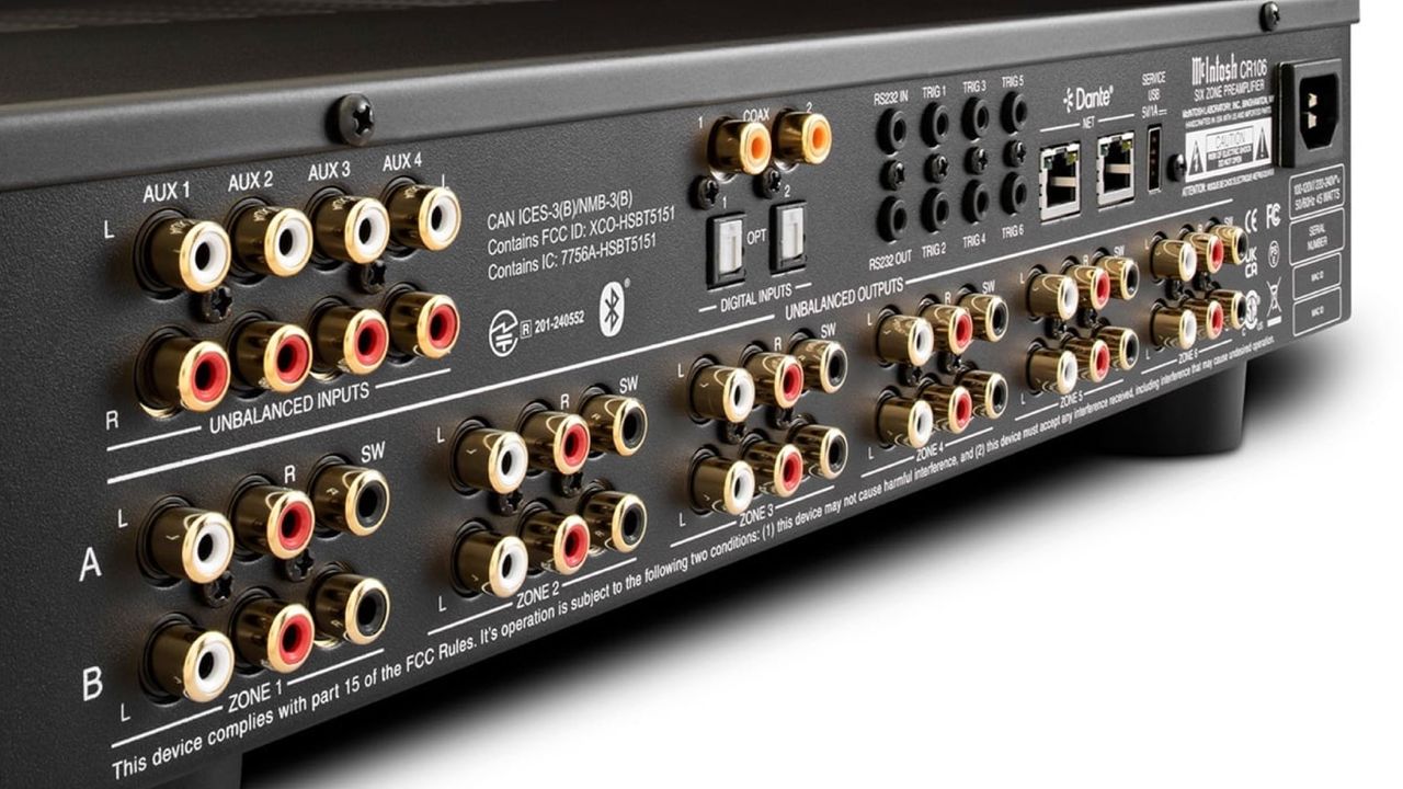 McIntosh’s pre-amp and audio matrix is Sonos turned up to 11