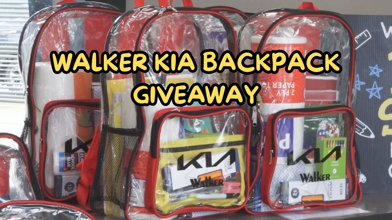 Walker KIA hosting annual backpack giveaway for families