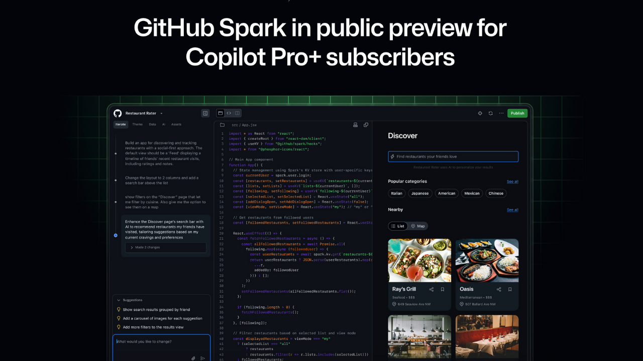 Microsoft launches GitHub Spark: What is it, how it works and more explained