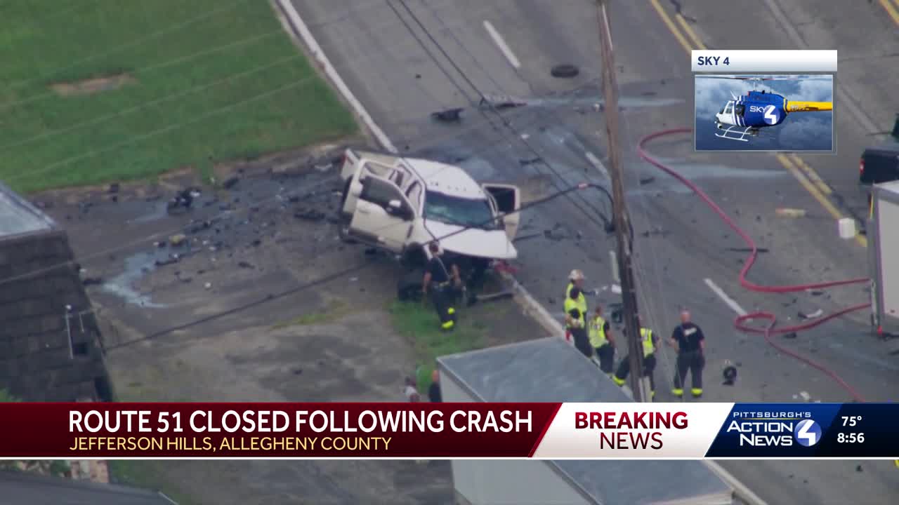 Route 51 continues to be closed following devastating crash in ...