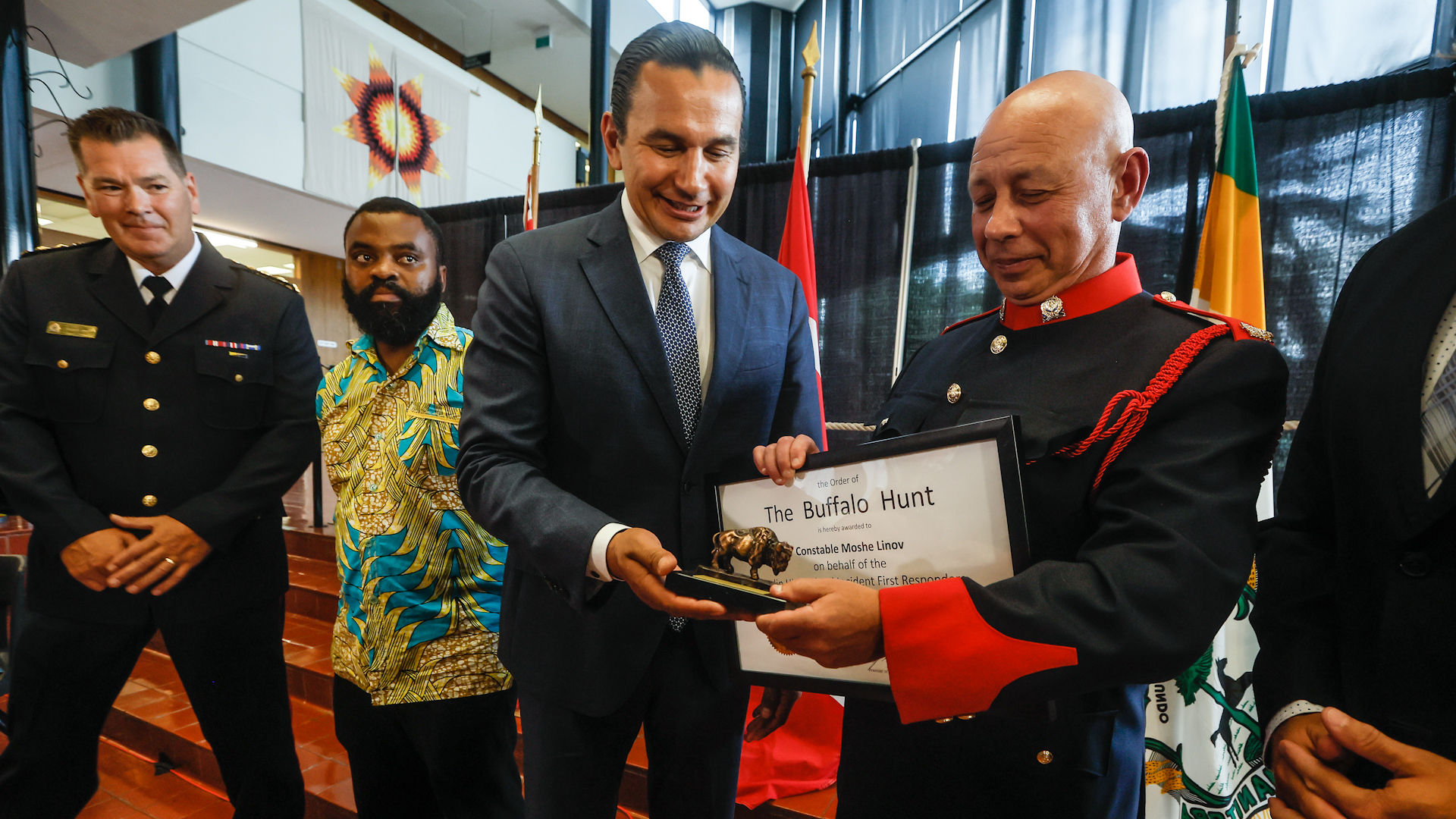 Police officer and other responders honoured for quick action in sword ...