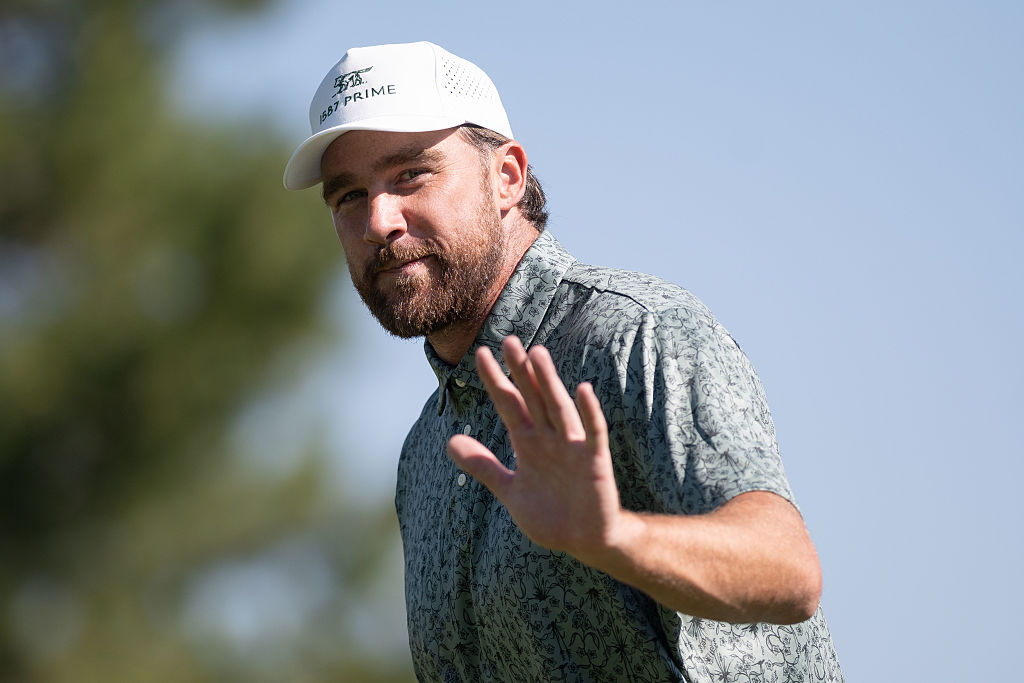 Travis Kelce seen mingling with president's granddaughter Kai Trump ...