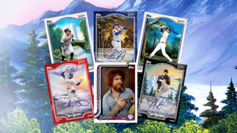 “The Joy of Baseball” - Topps and Bob Ross Estate Collaborate For ...