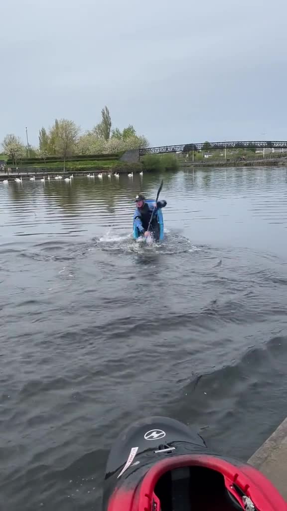 Kayak Tricks to Impress the Swans on a Chilly Day