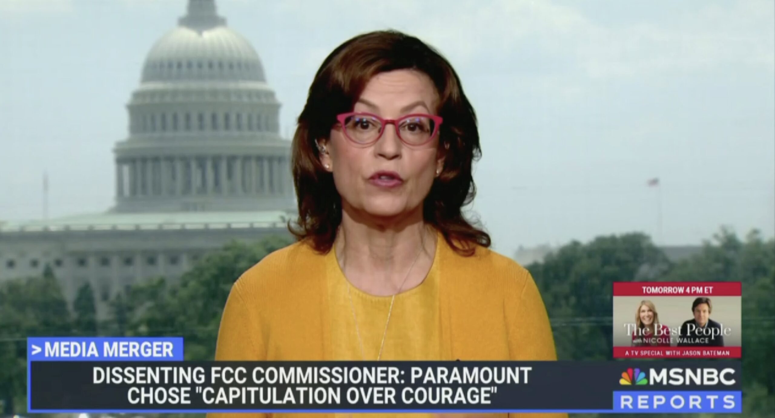 FCC Commissioner Sounds the Alarm on MSNBC: Government Is Being Used to ...
