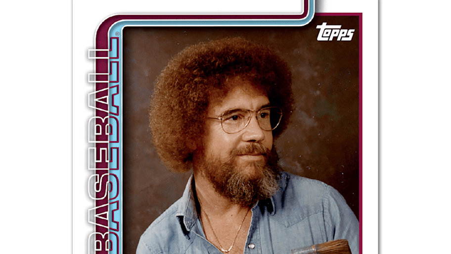 “The Joy of Baseball” - Topps and Bob Ross Estate Collaborate For ...