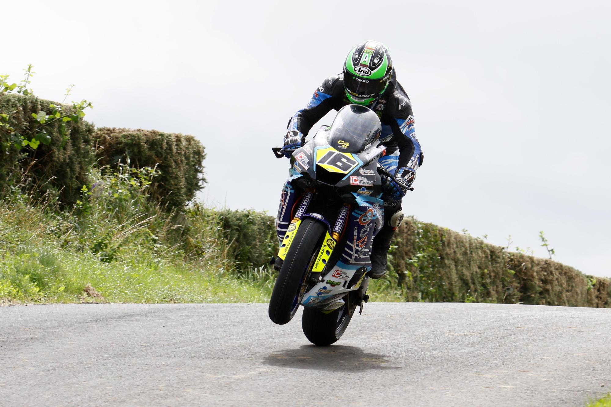 Armoy Road Races: Mike Browne leads all way to win Supersport opener as ...