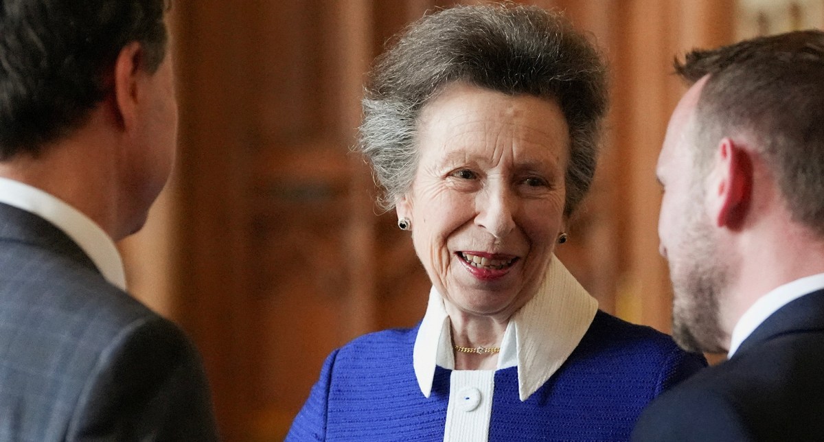 Princess Anne Steps Out in Rarely Seen Gold Leaf Brooch-and There's a ...