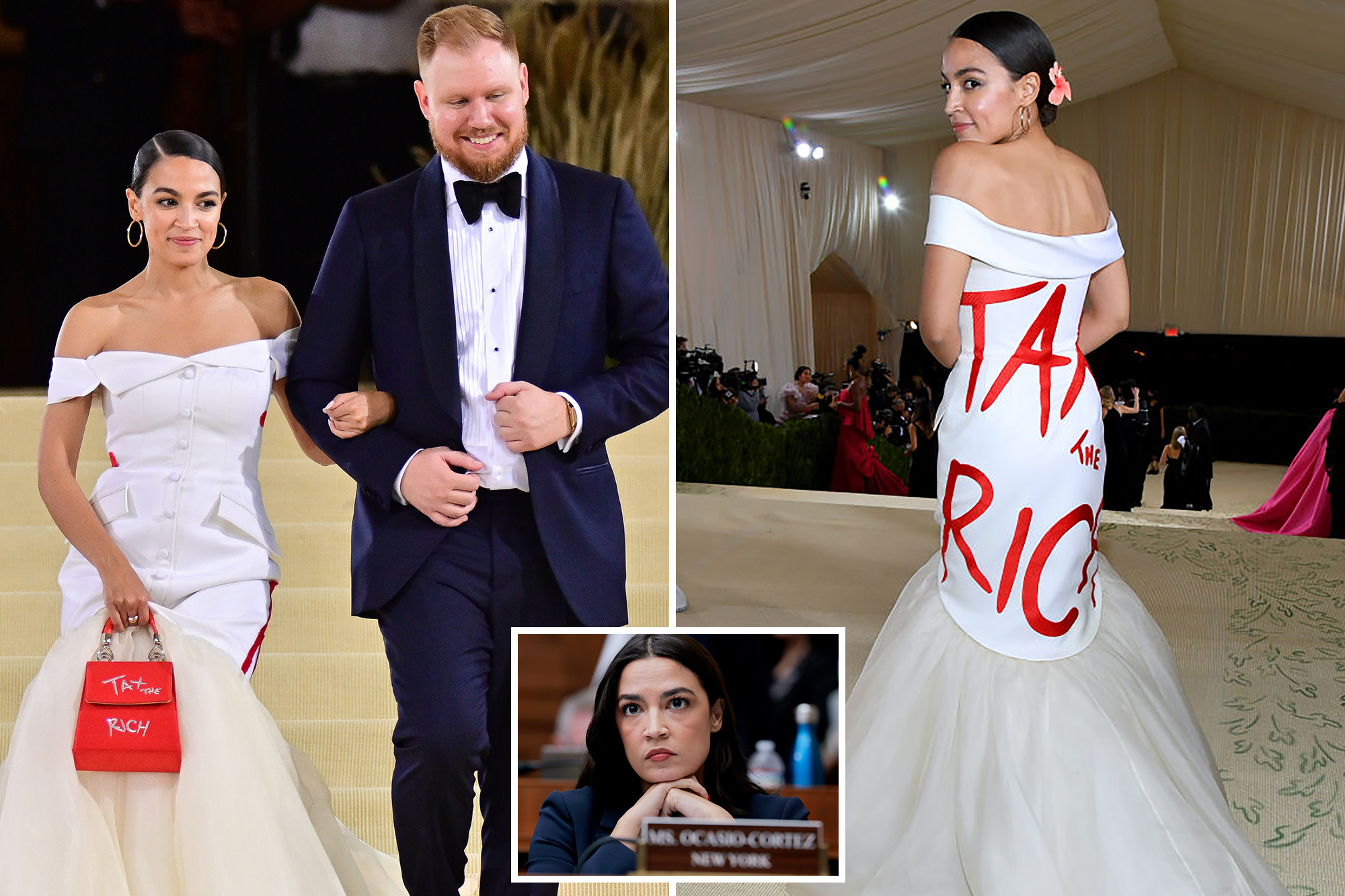 AOC broke House rules to attend Met Gala with beau Riley Roberts, is ...