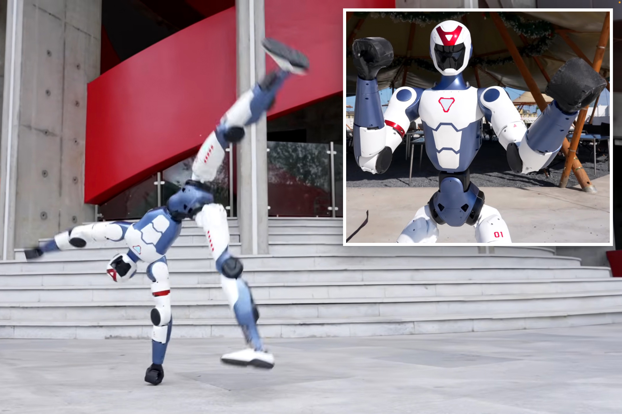 This humanoid robot can run, cartwheel and fist-fight – and it costs ...