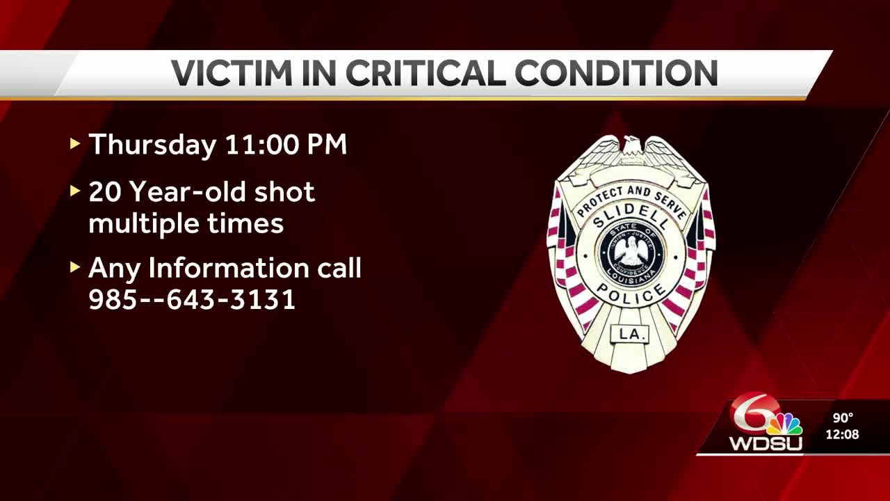 Man in critical condition after being shot multiple times in car ...