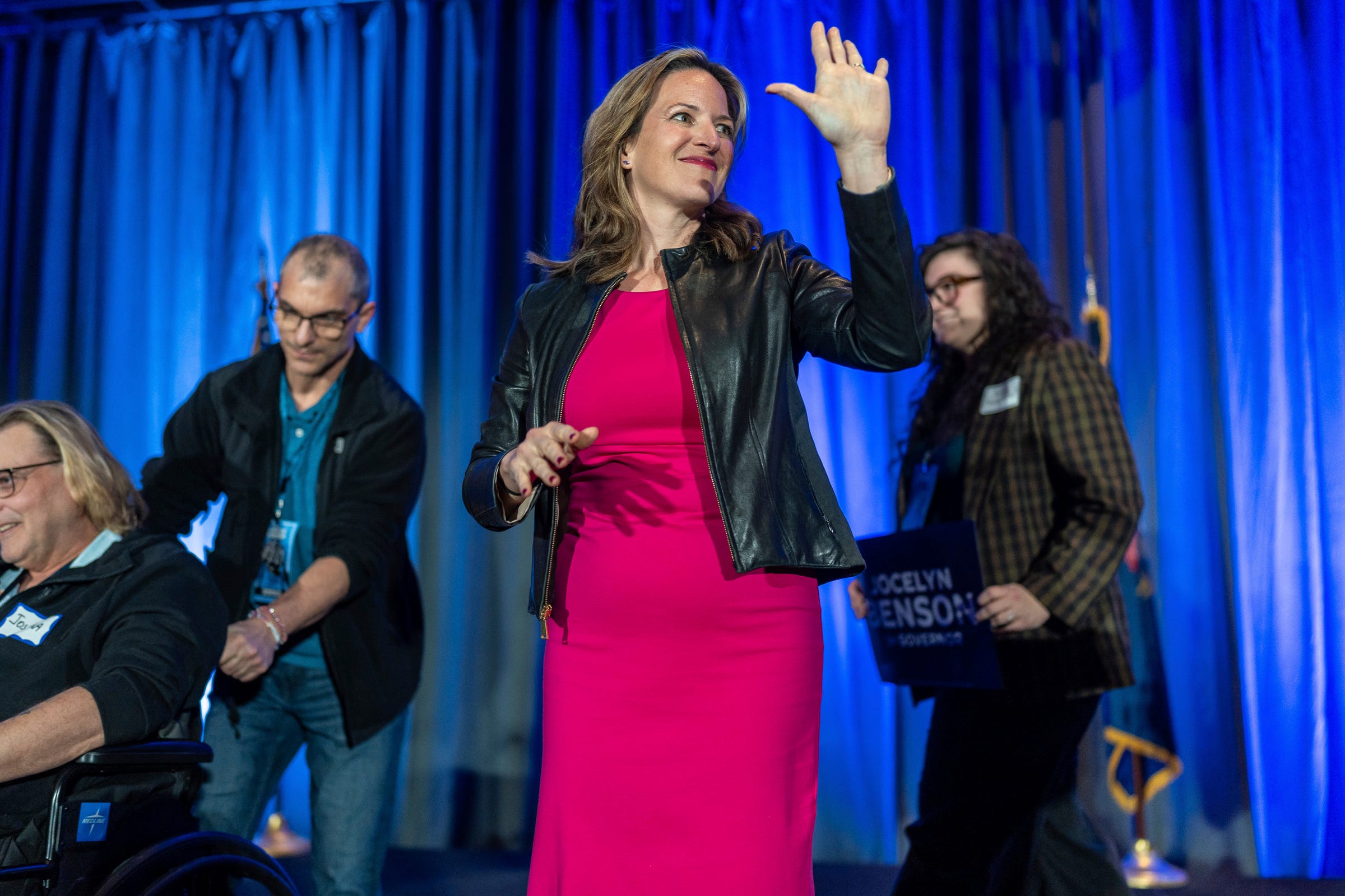 Jocelyn Benson tries to build on momentum of Democrats' recent wins in ...
