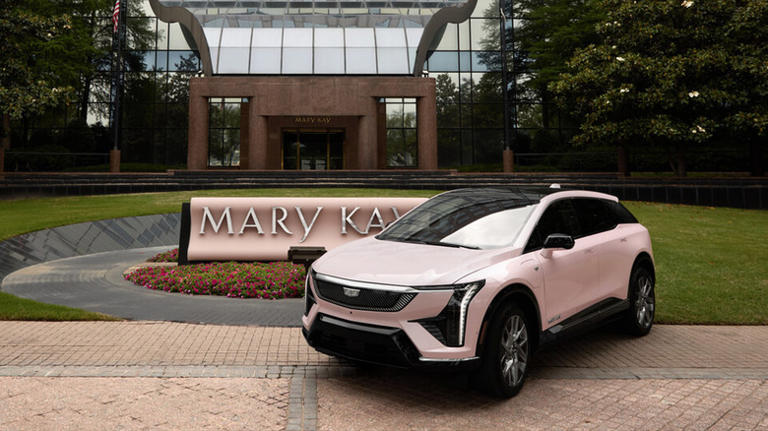 Mary Kay Goes Electric With Pink Cadillac Optiq