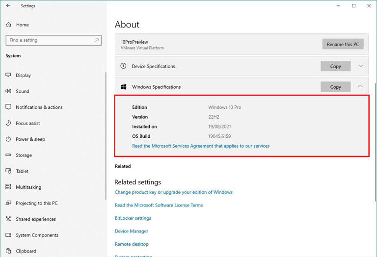 How to check your PC's full specifications on Windows 10