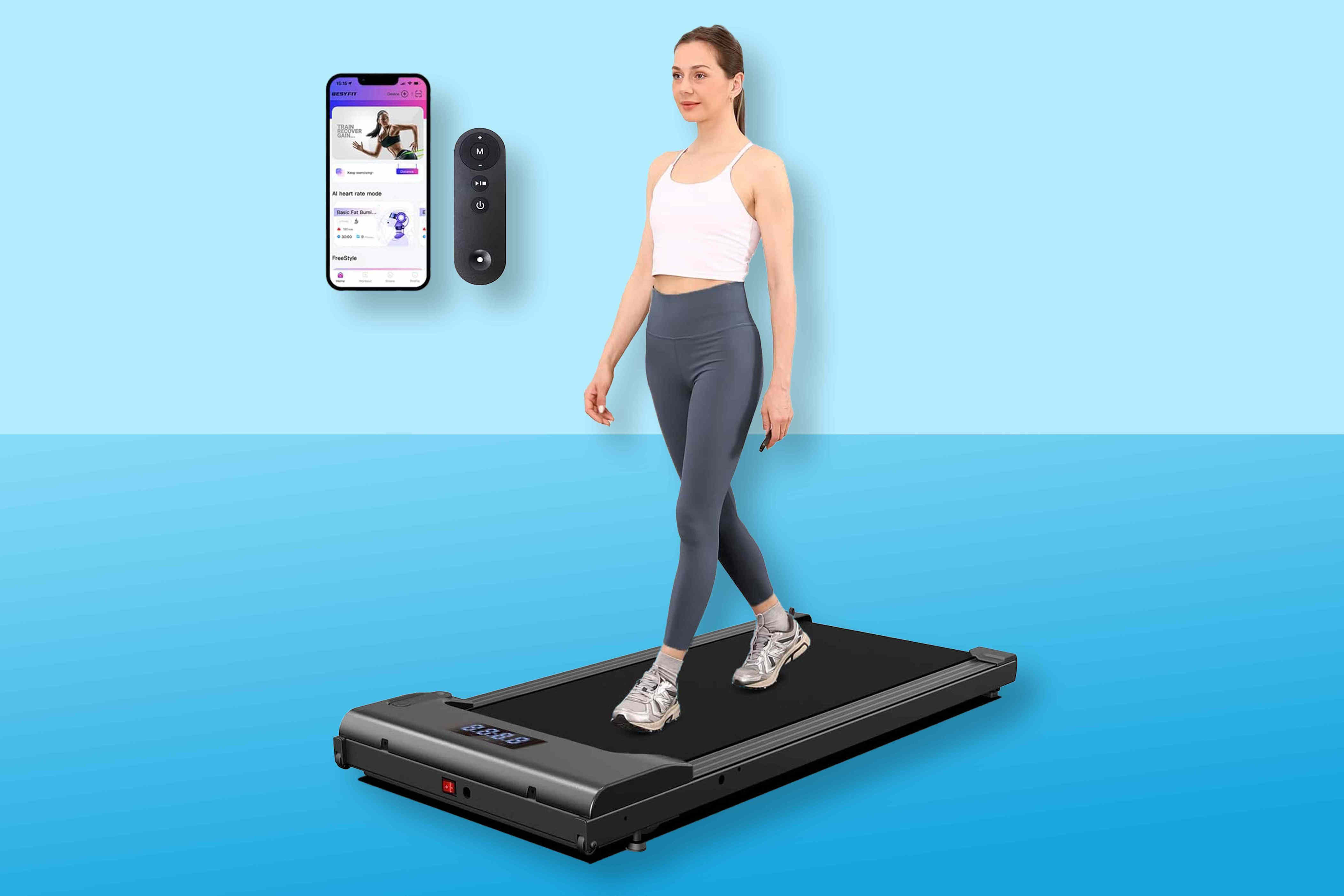 A Walking Pad That Helps You Get Your Steps in on Scorching Summer Days ...