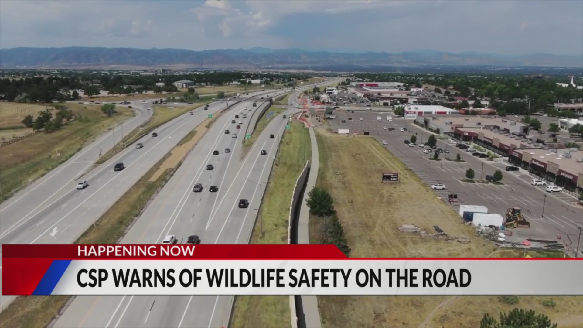 Colorado State Patrol warns of wildlife safety on the road