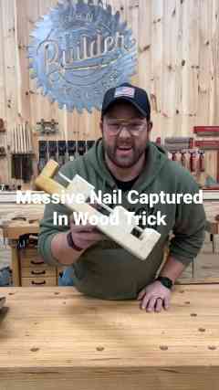 Capture A HUGE Nail in Wood Trick