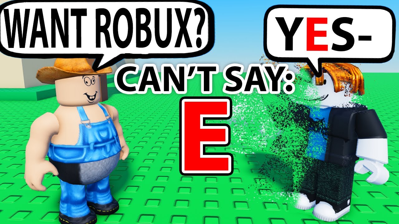 Roblox: Can't Say the Letter!