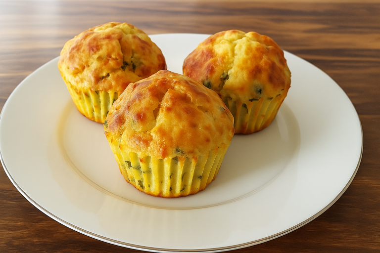 Tasty Spinach Cheese Muffins