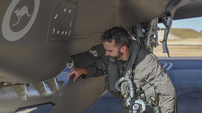 USAF, USMC, RAF Pilots Fly Australian F-35As during Talisman Sabre