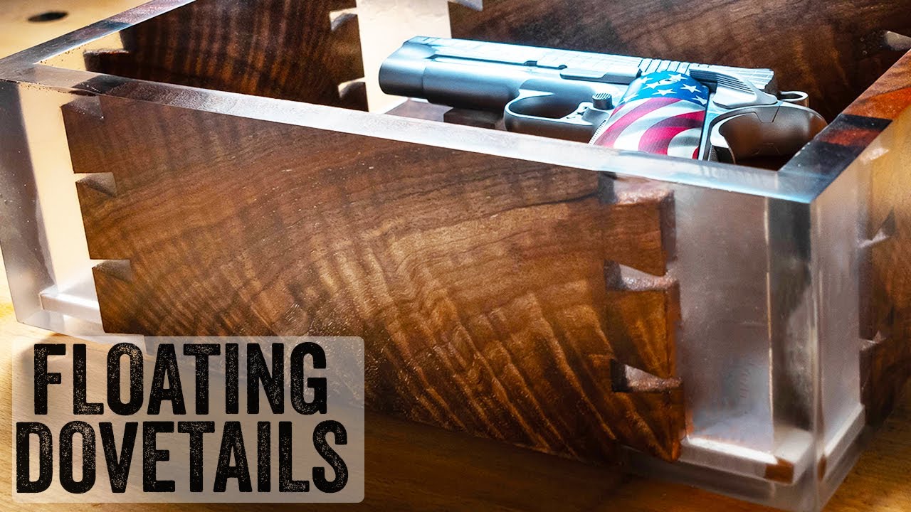 CRAZY Epoxy 'Floating Dovetail' Gun Display Box Build