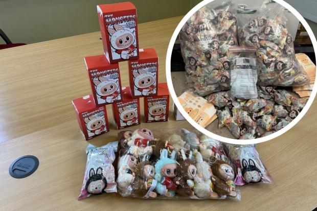 Over 1000 fake Labubu dolls seized by trading standards officers