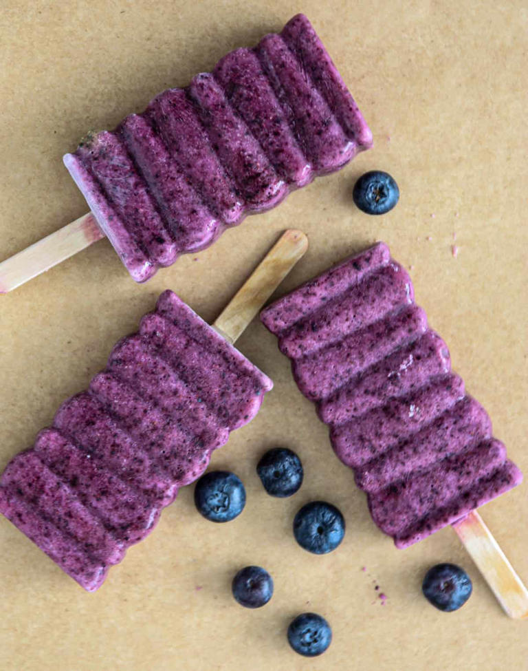 Blueberry Popsicles