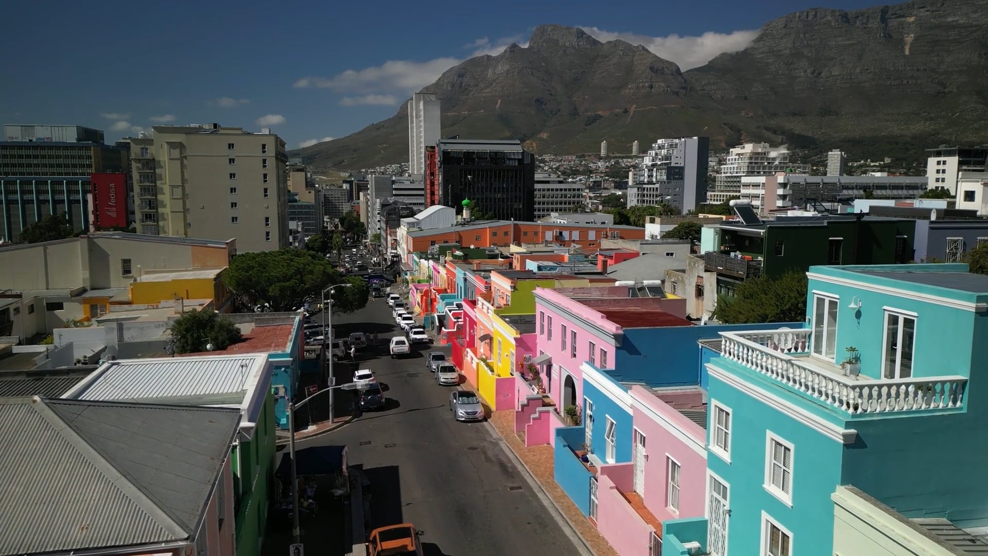 Drone Views of Bo-Kaap: Cape Town's Historical Gem