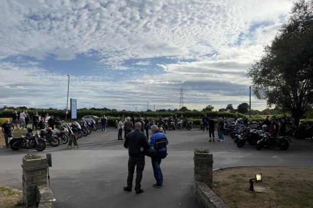 Hundreds of bikers turn up at Wiltshire pub’s first bike night