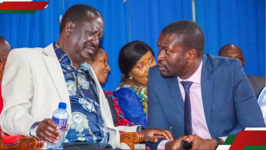 Raila Odinga defends Edwin Sifuna after attacks from ODM members: "He's ...