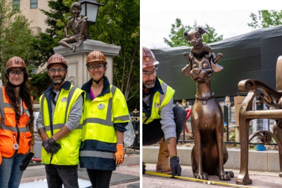 FIRST LOOK: Statues of Winnie the Pooh, Peter Pan, & More at Disney ...