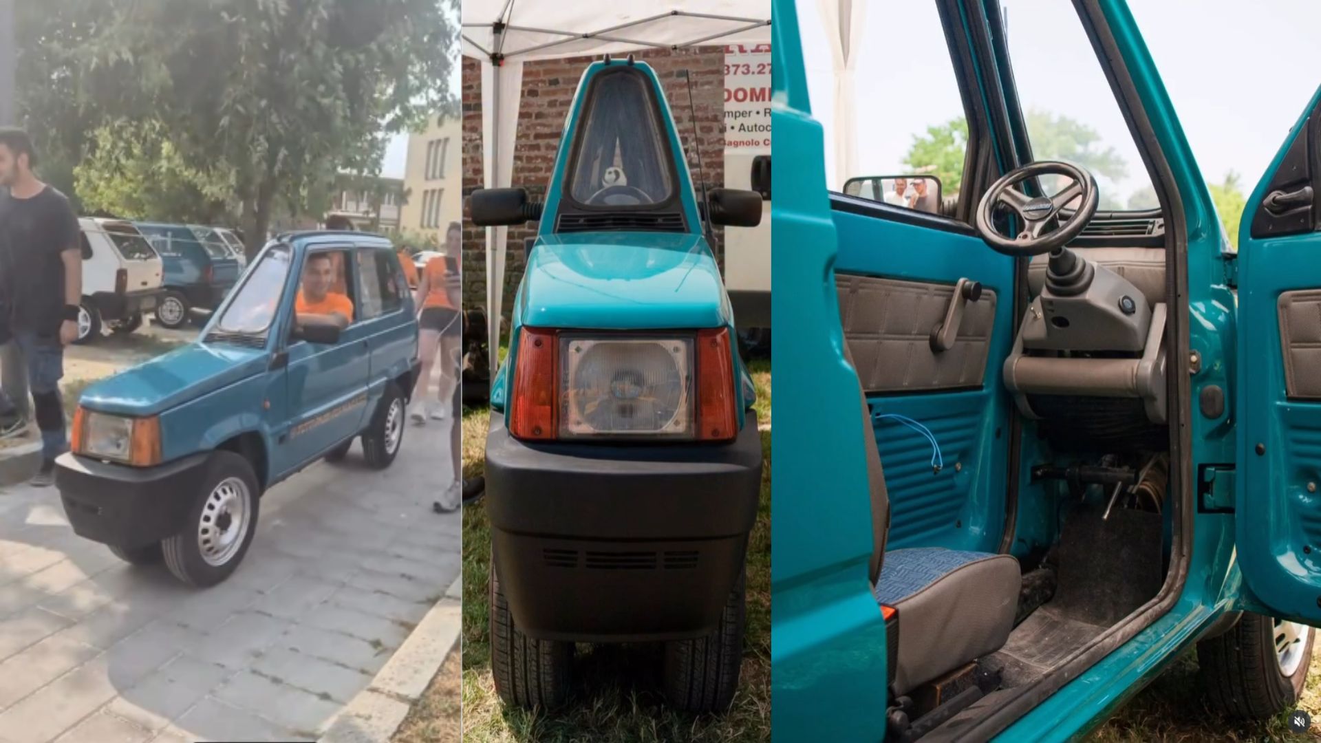 Crazy Fiat Panda Is The Width Of One Headlight