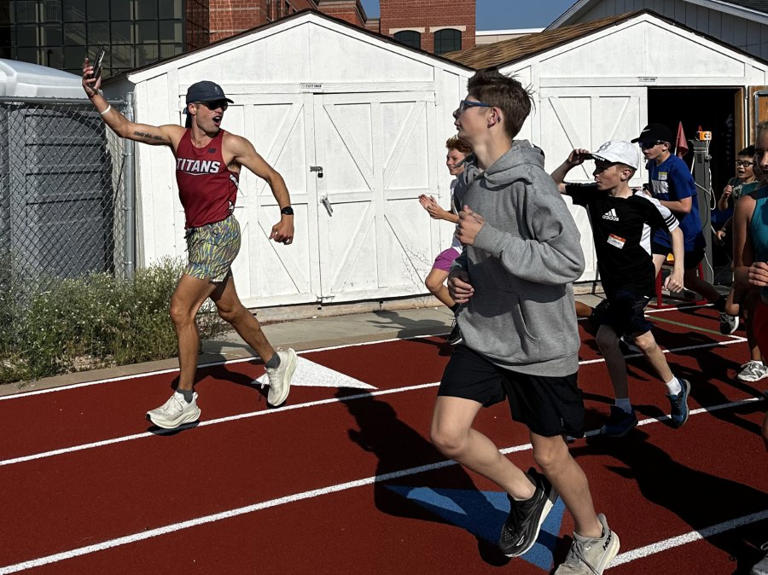One runner runs 100 miles in one day to inspire future runners at The ...