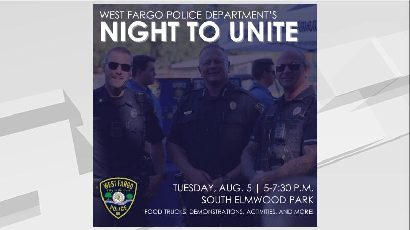 West Fargo Police Department to host annual Night to Unite event