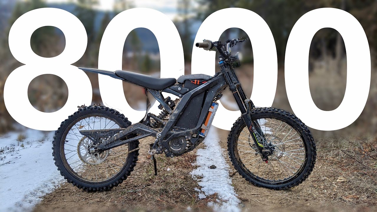 72v Surron Off Road Range Test - BAC 8000 Lite Speed Tune