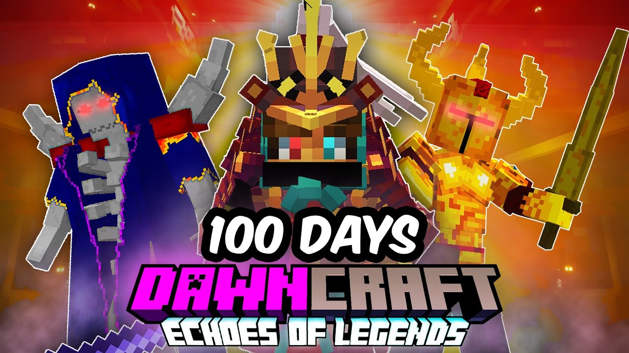 I Survived 100 Days in Dark Souls Minecraft