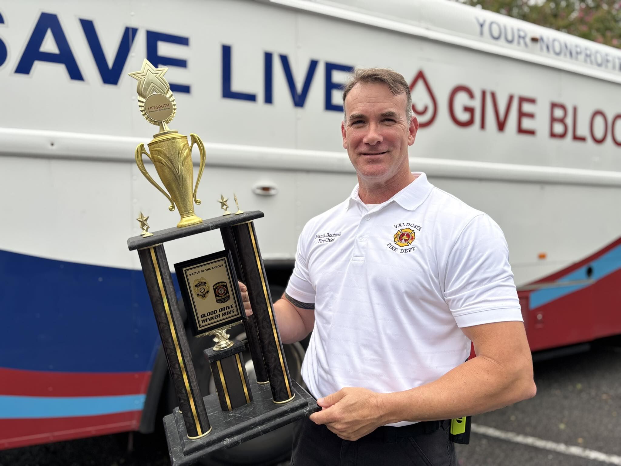 Winner announced following annual Battle of the Badges Blood Drive