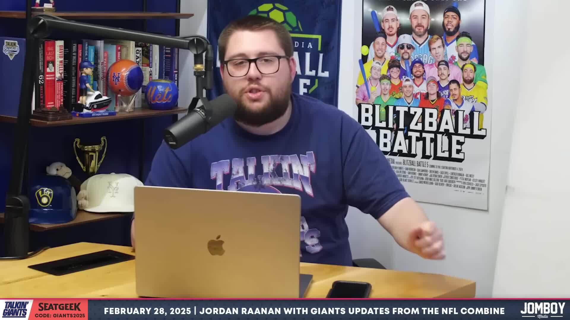 Jordan Raanan With Giants Updates From the NFL Combine | 838