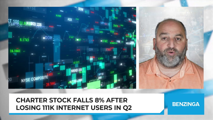Charter Stock Falls 8% After Losing 111K Internet Users In Q2