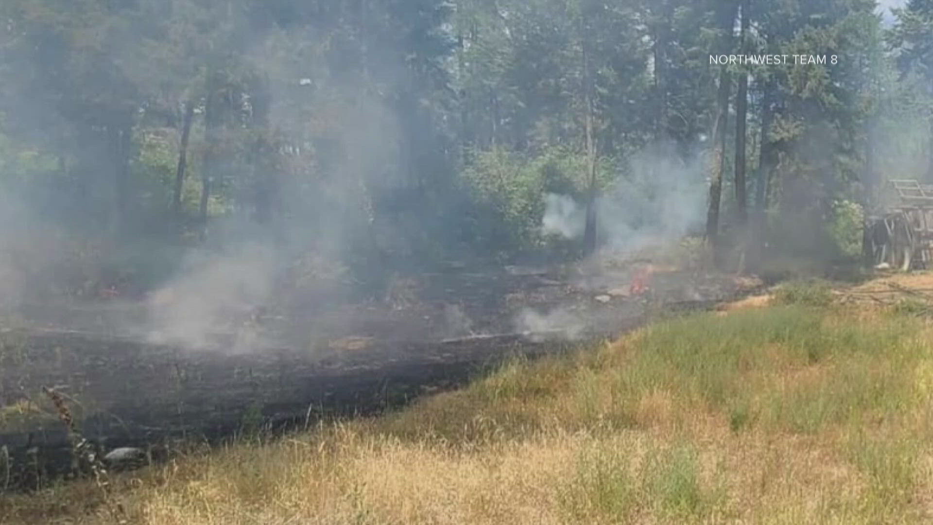 Hope Fire continues to burn near Northport