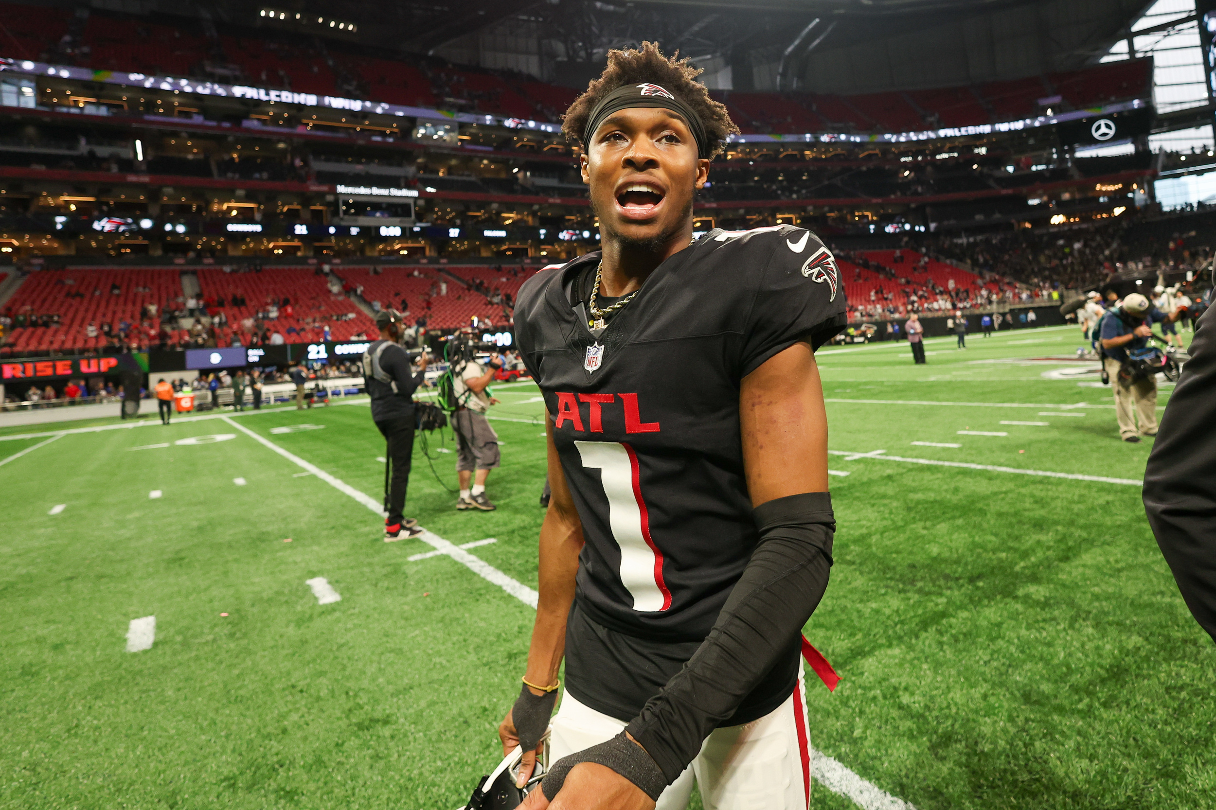Falcons WR dealing with concerning injury early in training camp