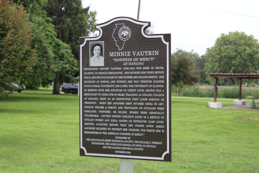 Secor marks WWII’s 80th anniversary with Minnie Vautrin tribute