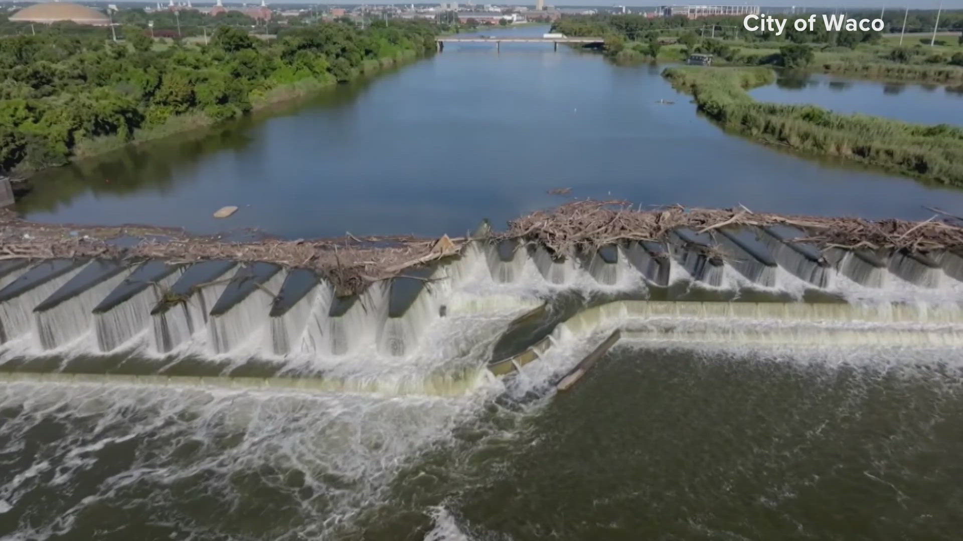 City of Waco warns of water level changes on the Brazos River