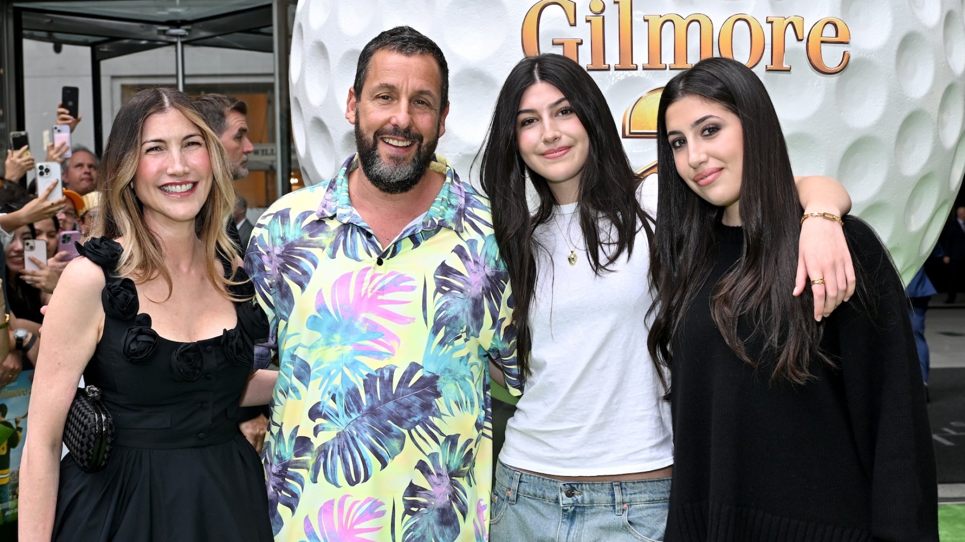 Who Do Adam Sandler's Wife and Daughters Play in ‘Happy Gilmore 2'?